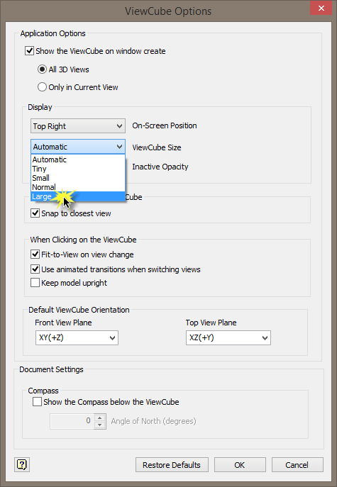 如何改变的规模内ViewCube发明家|应用软件,GRAITEC组 - 开云体育网页地址是多少